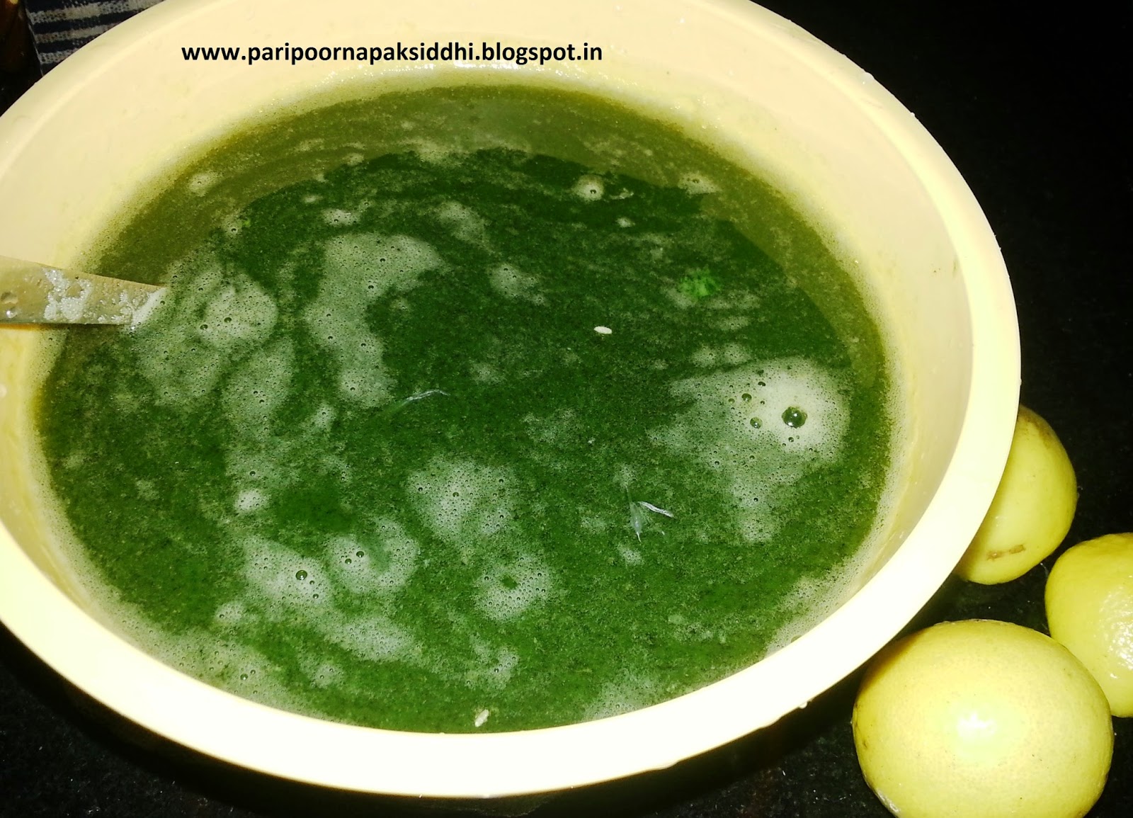 Paripoorna Paksiddhi : FRUITY PANI PURI / PANI PURI WITH MIX FRUIT JUICE