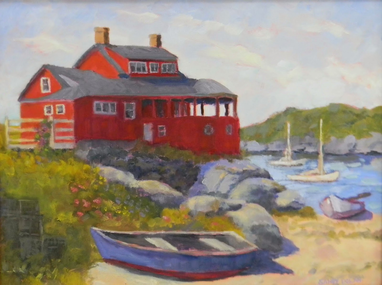 The Red House Monhegan Island Maine SOLD