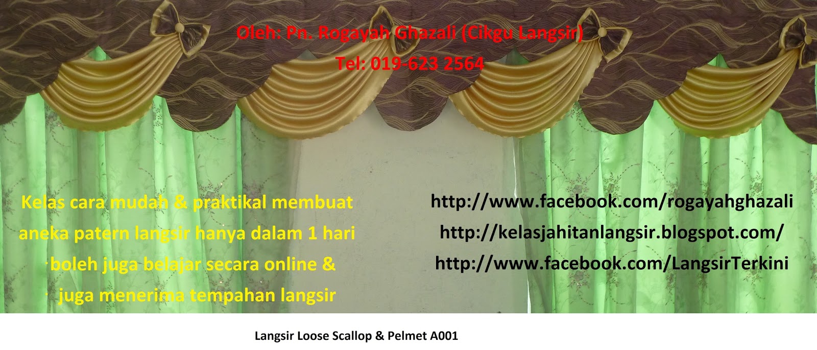 Klik disini utk melihat banyak lagi pattern langsir terkini