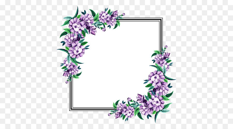 bingkai pigura bunga PNG untuk undangan pernikahan dan kartu ucapan ...