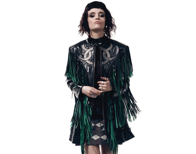 because the night: flo dron by benny horne for uk elle may 2013 ...