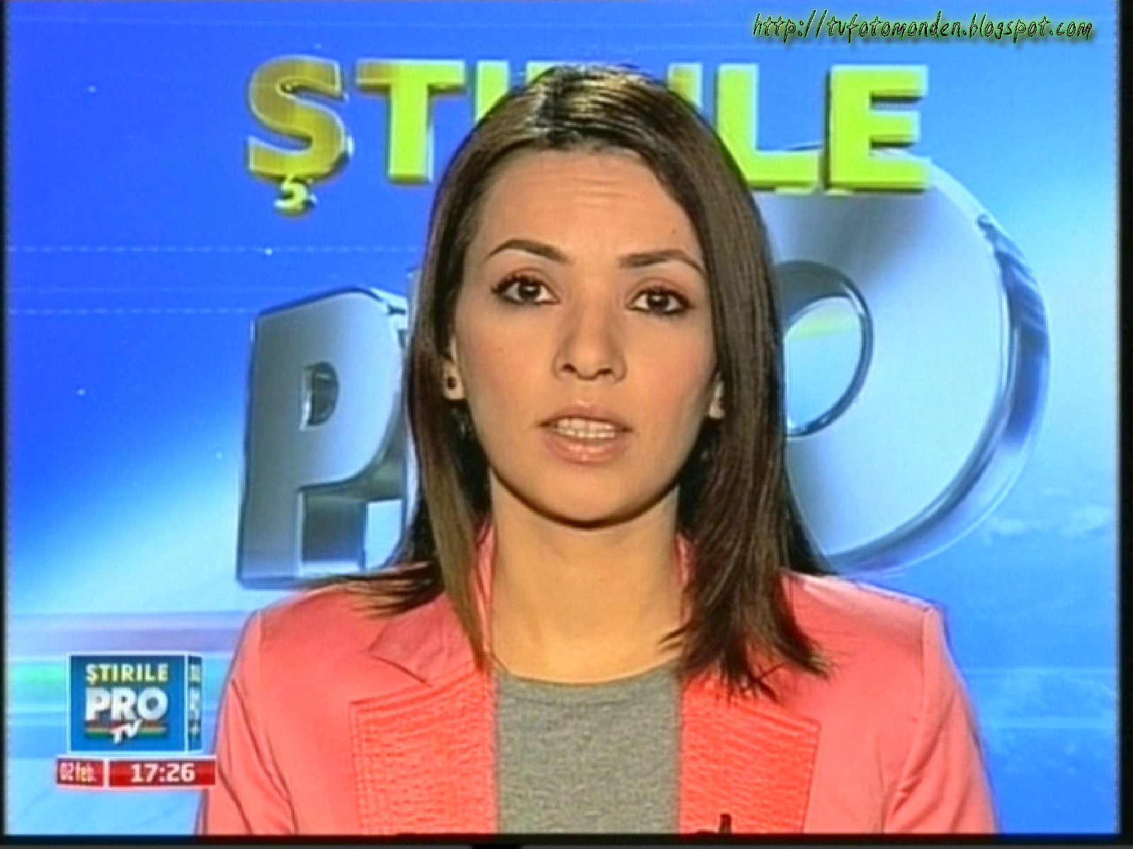 tv foto monden: Roxana Tivadar - reporter PRO TV Timisoara