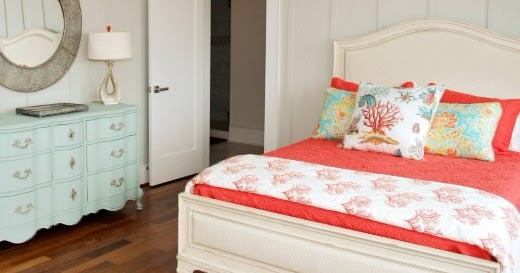 Coral Reef Print Bedding Ideas | Shop the Look