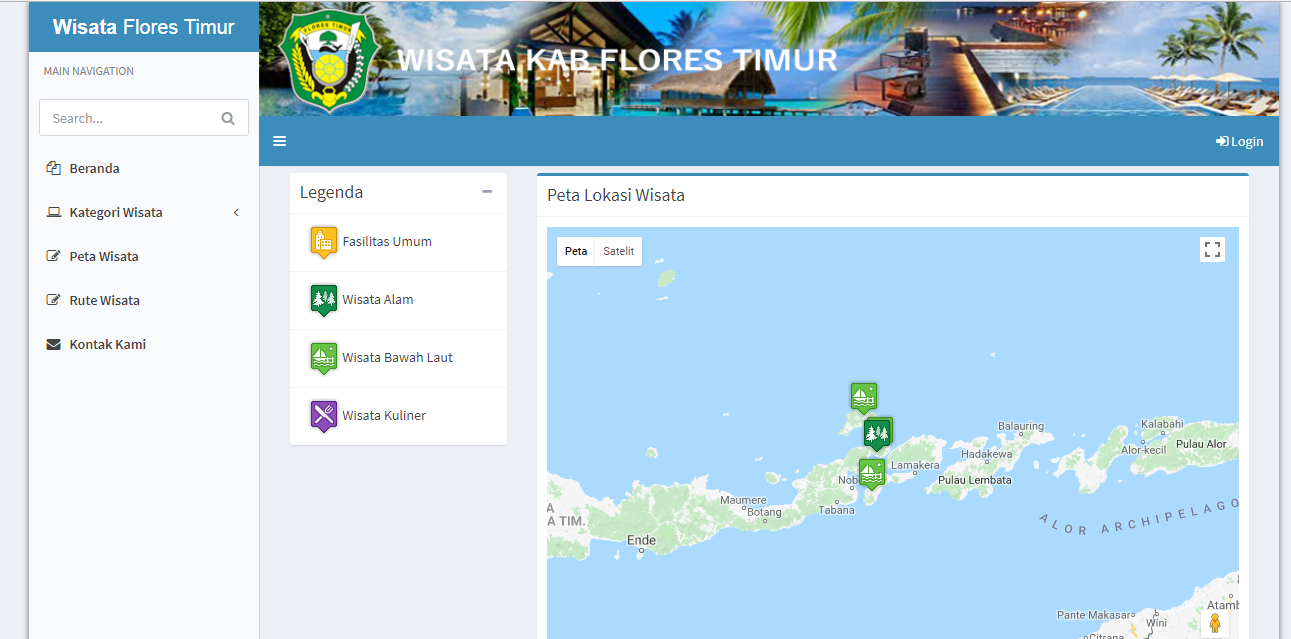 Sistem Informasi Geografis Pariwisata Berbasis Web