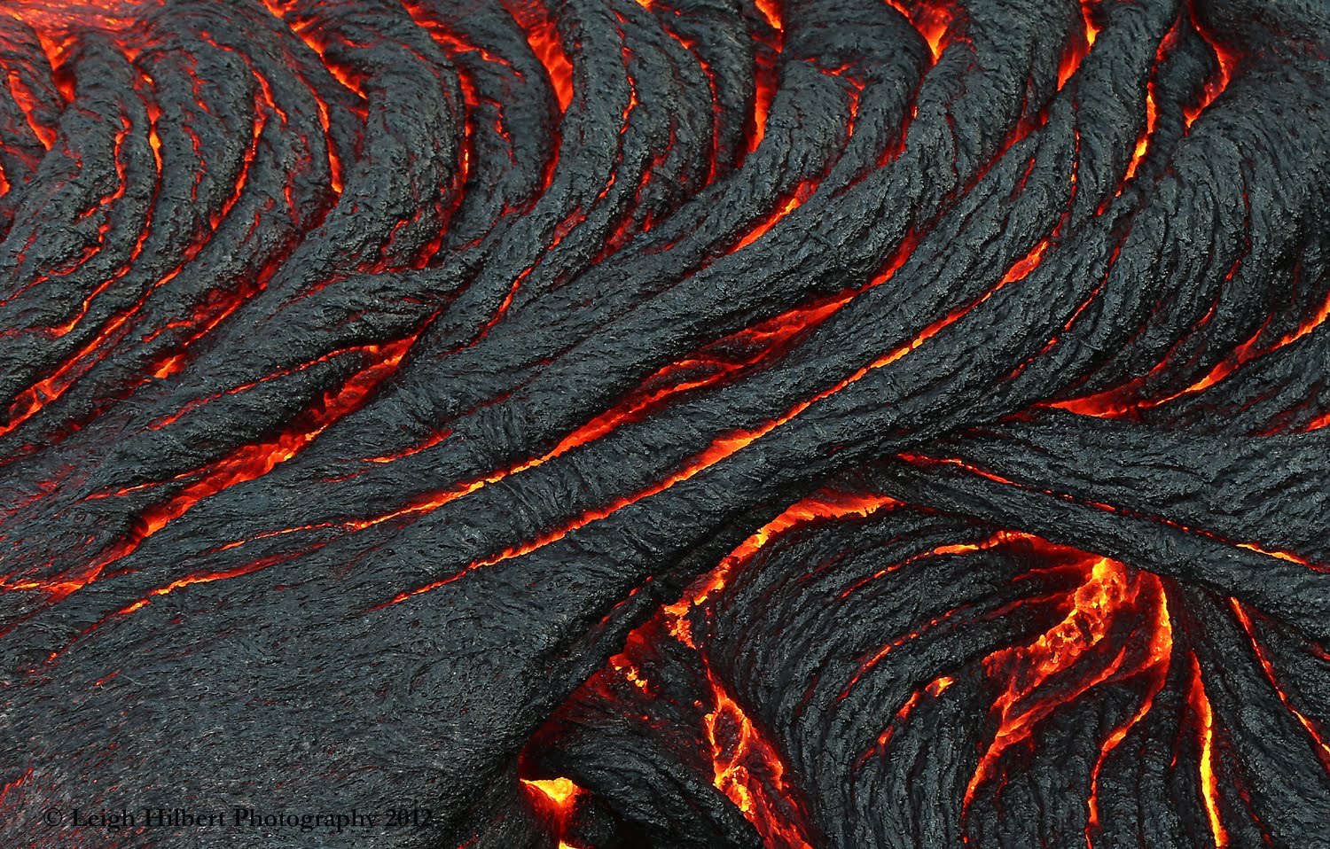 HAWAIIAN LAVA DAILY: Large area of crusting lava on the coastal plains ...