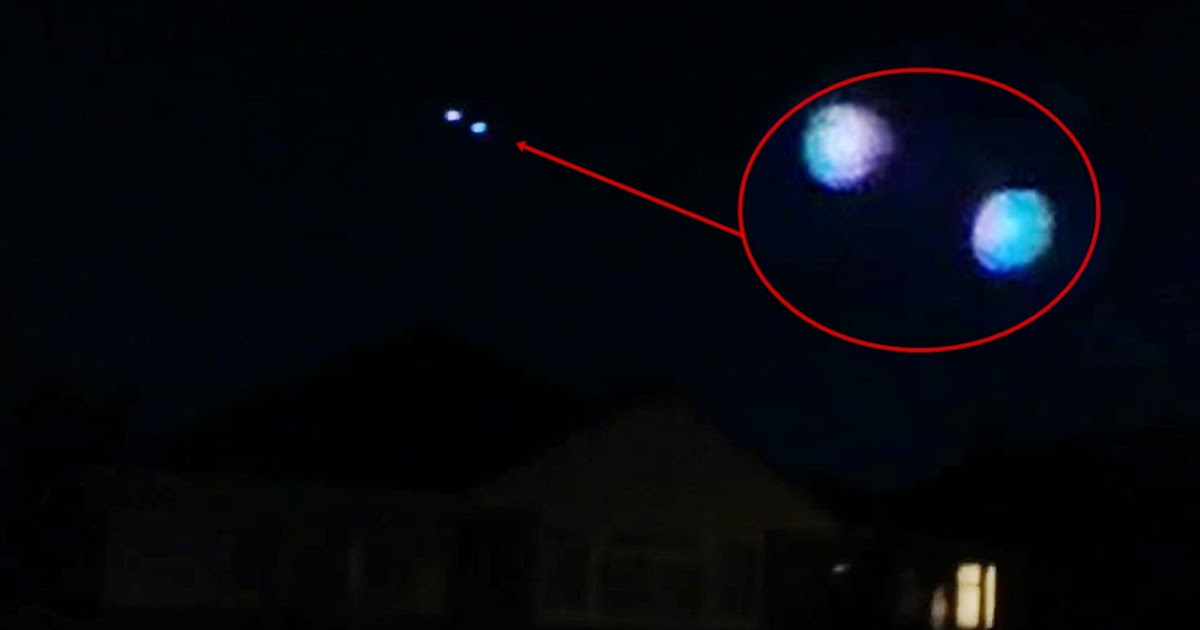 Mysterious blue orbs in the sky caught on camera