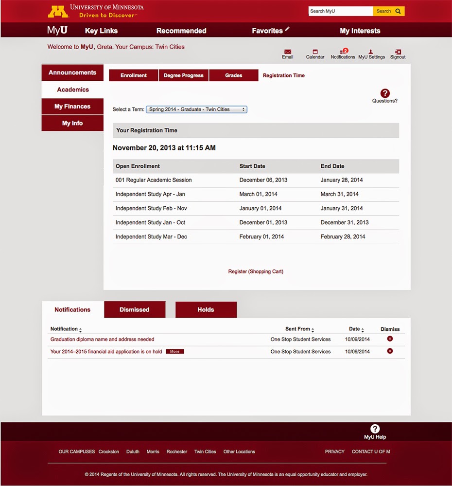 Upgrade Blog: After the Upgrade: When do I register for classes?