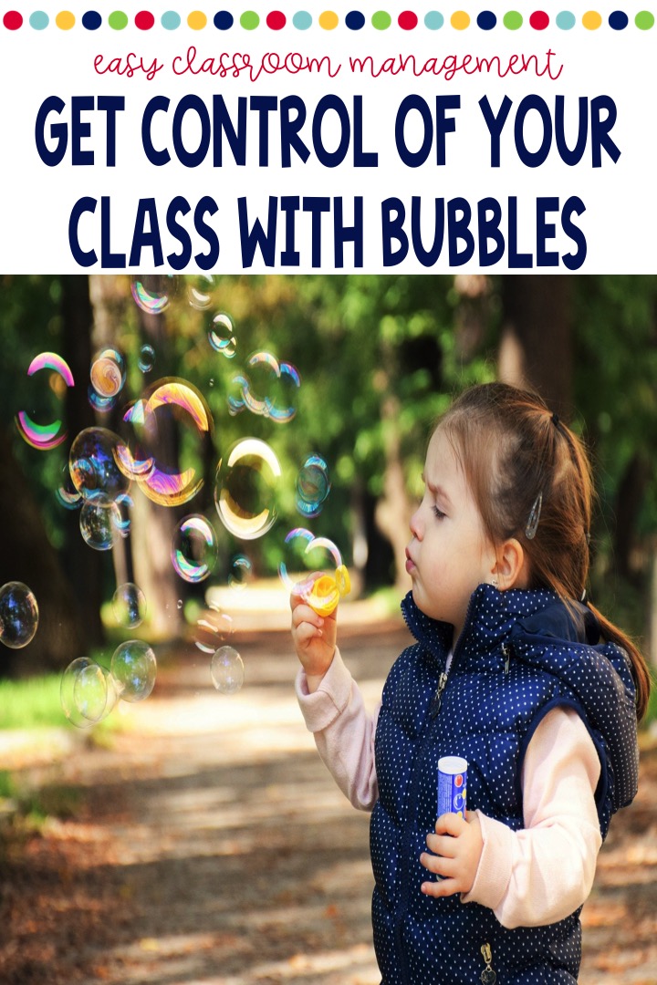 Behavior Management with Bubbles | Learning with Mrs. Langley