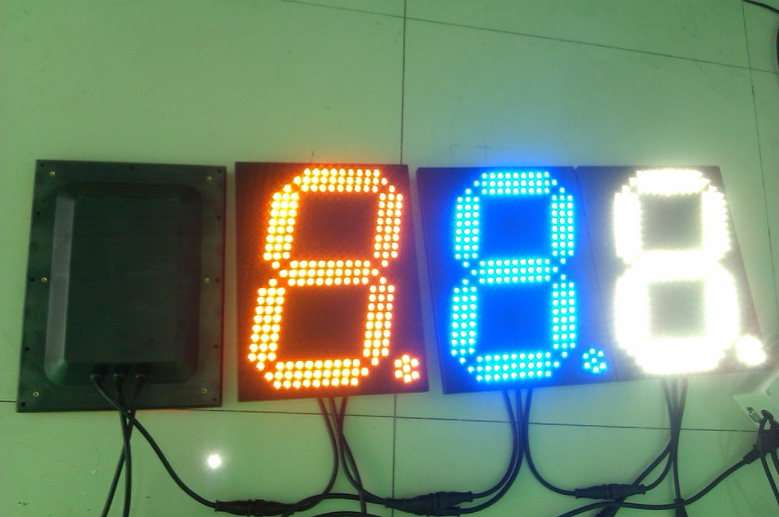 PetroLed: 7 Segment Led Digit, Outdoor Price Sign, Led Number Display Board