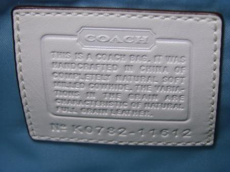 U's Bargain Shoppe Corner: AUTHENTIC COACH CREED AND SERIAL NUMBER