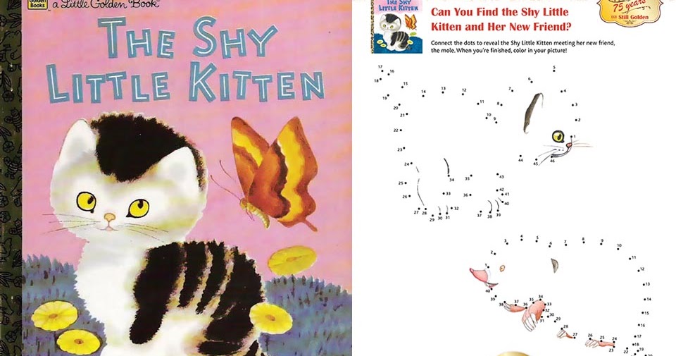 점잇기 - 수줍은 작은 새끼 고양이(The Shy Little Kitten) 영어 도서 점잇기 | Our Study Room