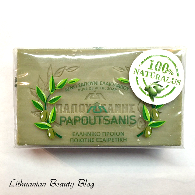 Natūralus graikiškas ŽALIŲJŲ ALYVUOGIŲ muilas | Lithuanian Beauty Blog