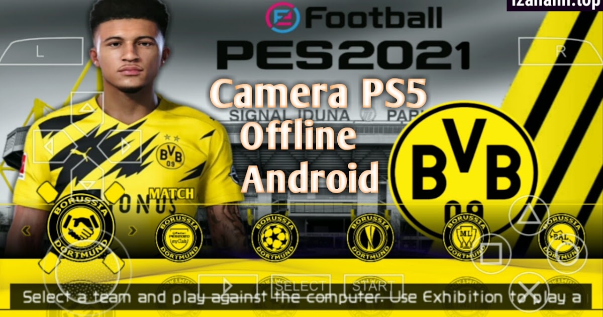 [500MB] PES 2021 PPSSPP Camera PS5 Android Offline Best Graphics New ...