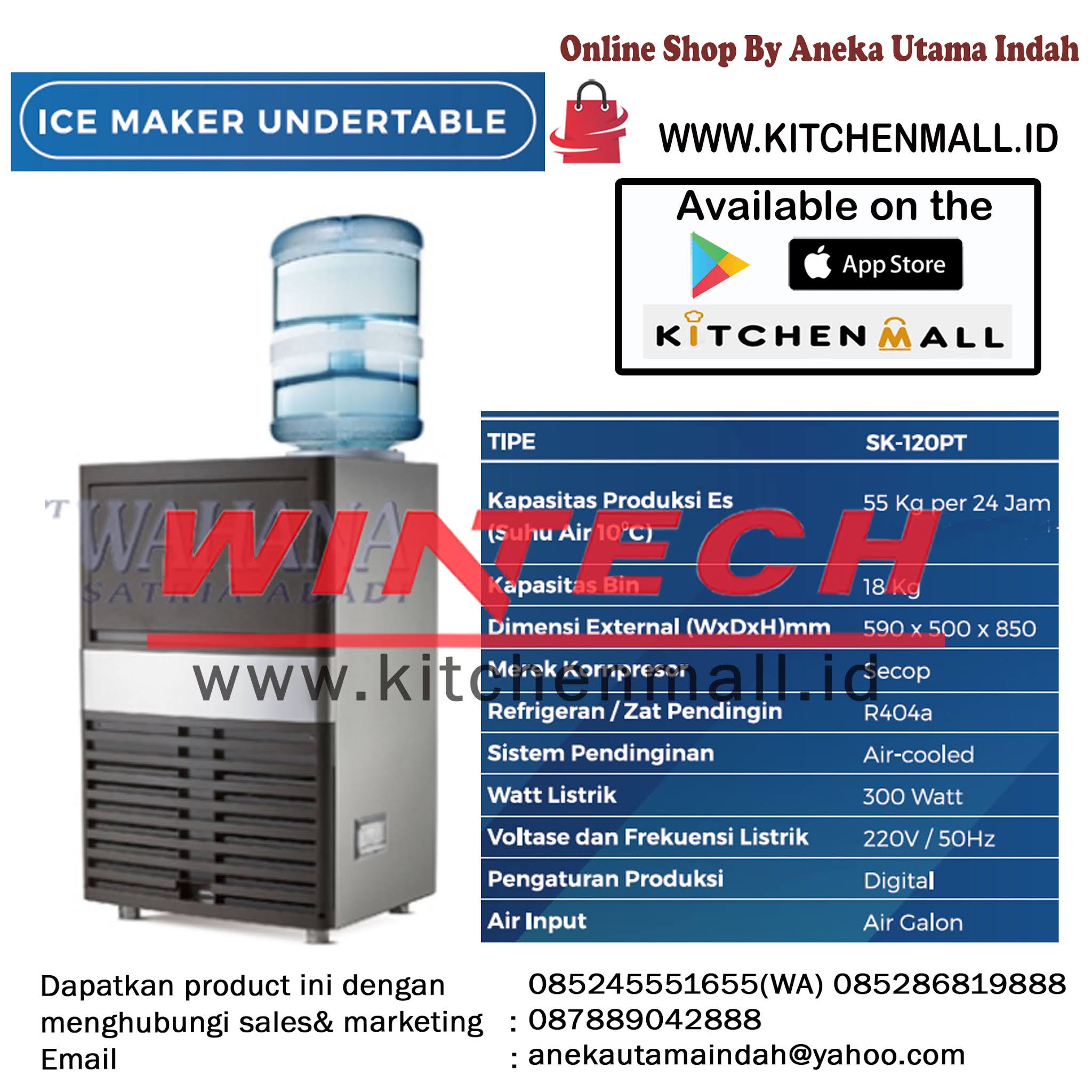 Aneka Utama Indah: ICE CUBE MACHINE / MESIN PEMBUAT ES KOTAK & KUBUS