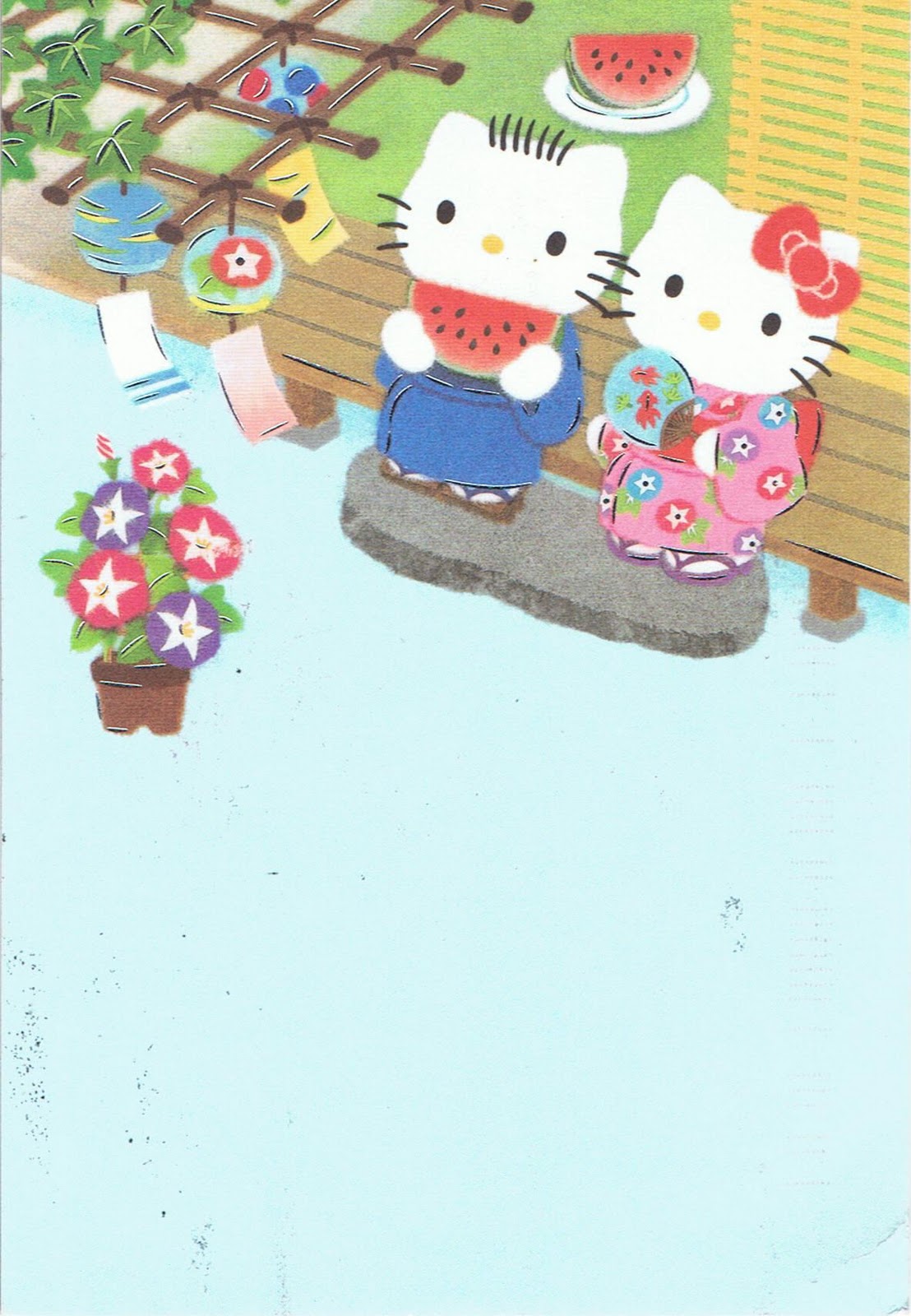 Postcards and Letters: Hello Kitty