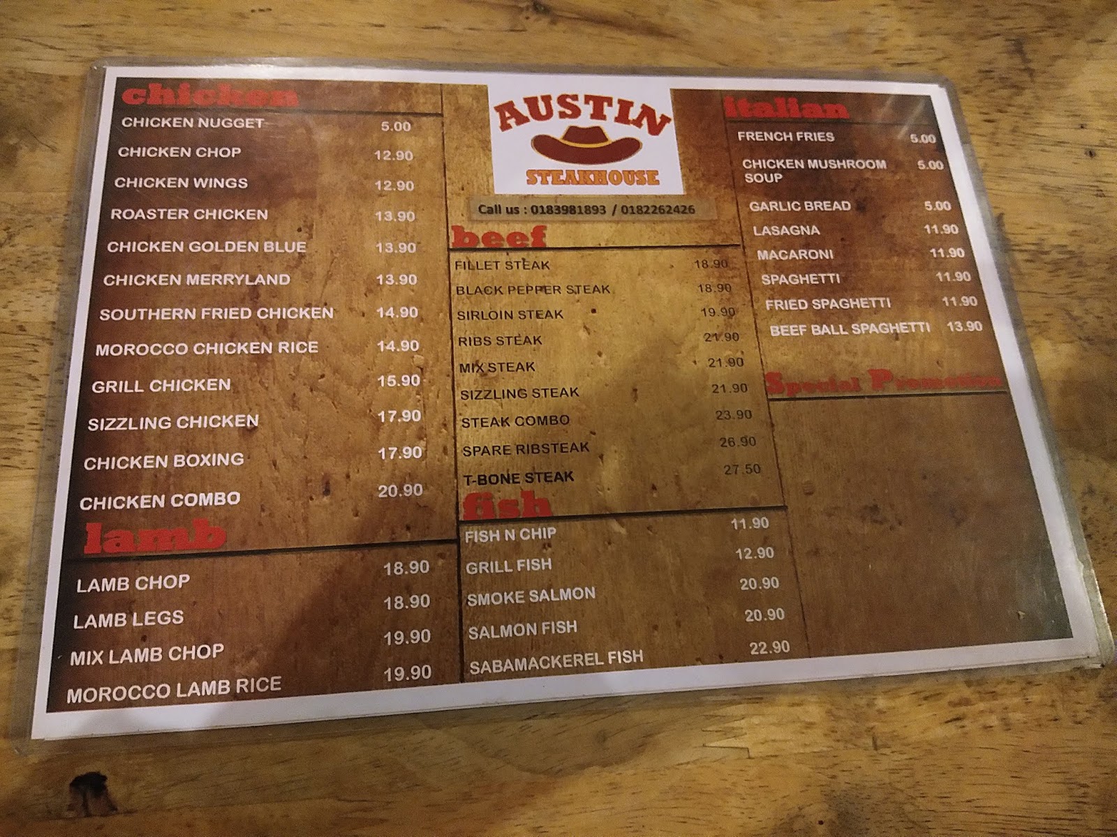 My Life & My Loves ::.: Austin Steakhouse @ Bangi