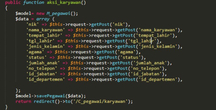 Penjelasan Query Input Pada Codeigniter 4
