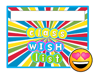 Emoji Back to School Classroom Editable Wishlist | The Teaching Bug!