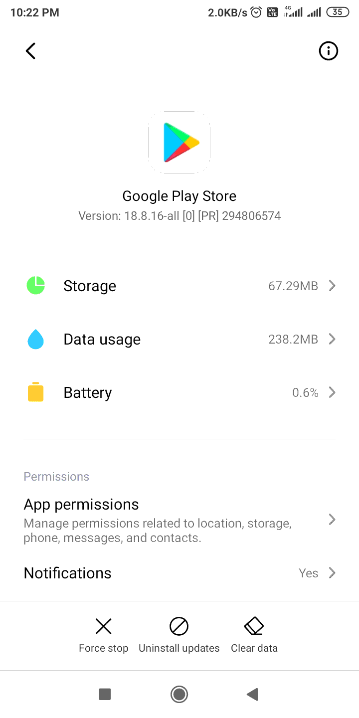 Play store install app - garagensa