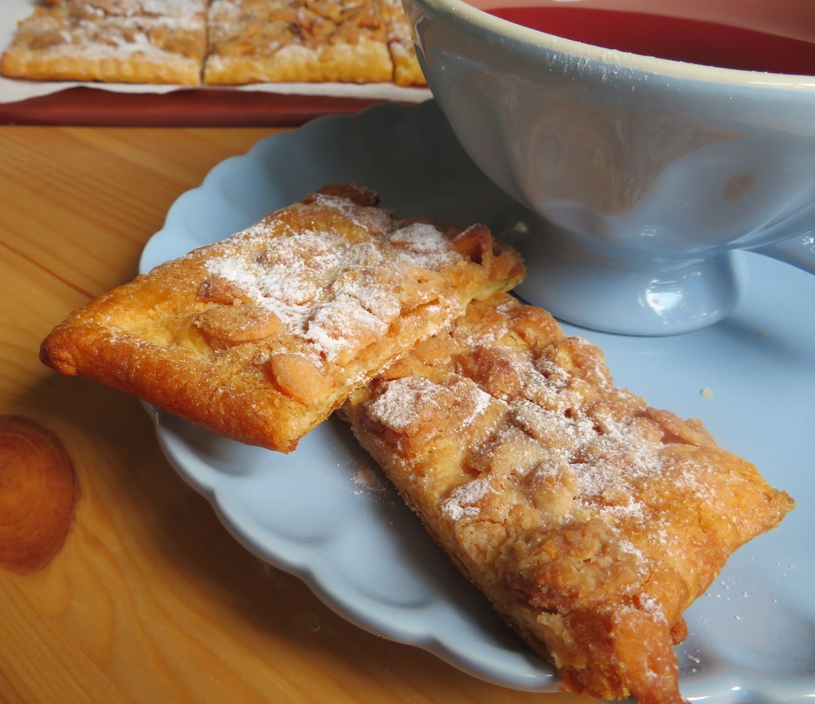 Sugar Crusted Almond Bars | The English Kitchen