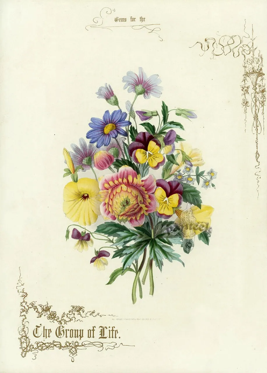 Jerrard Gems | Vintage flower | Tutt'Art@ | Masterpieces