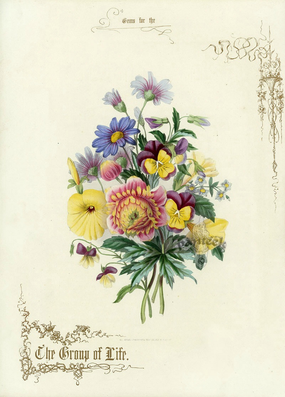 Jerrard Gems | Vintage flower | Tutt'Art@ | Masterpieces