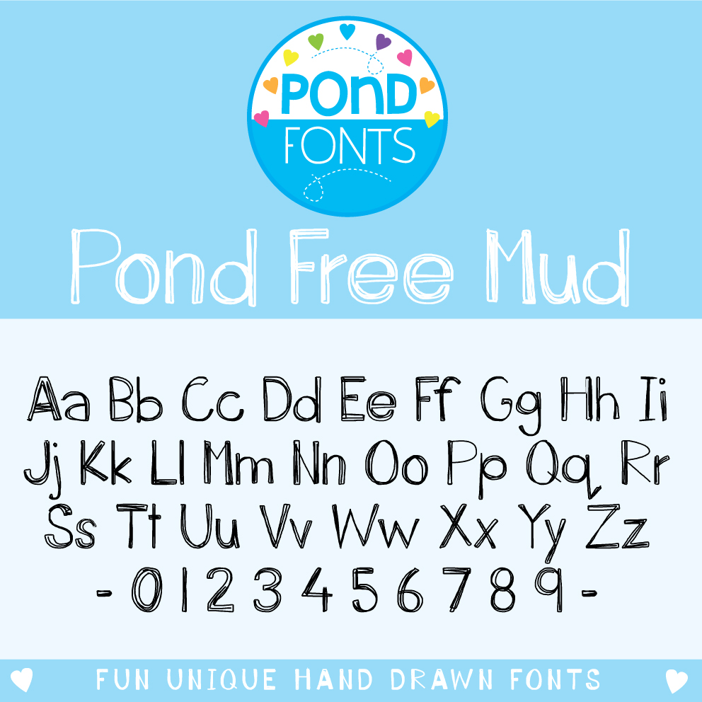 5 More Free Fonts For You | From the Pond
