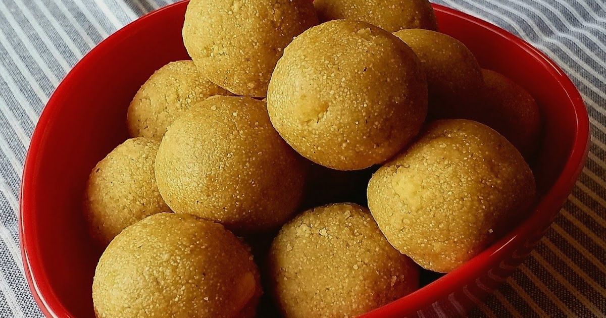 Divine Home Cooking...: Rava besan laddu