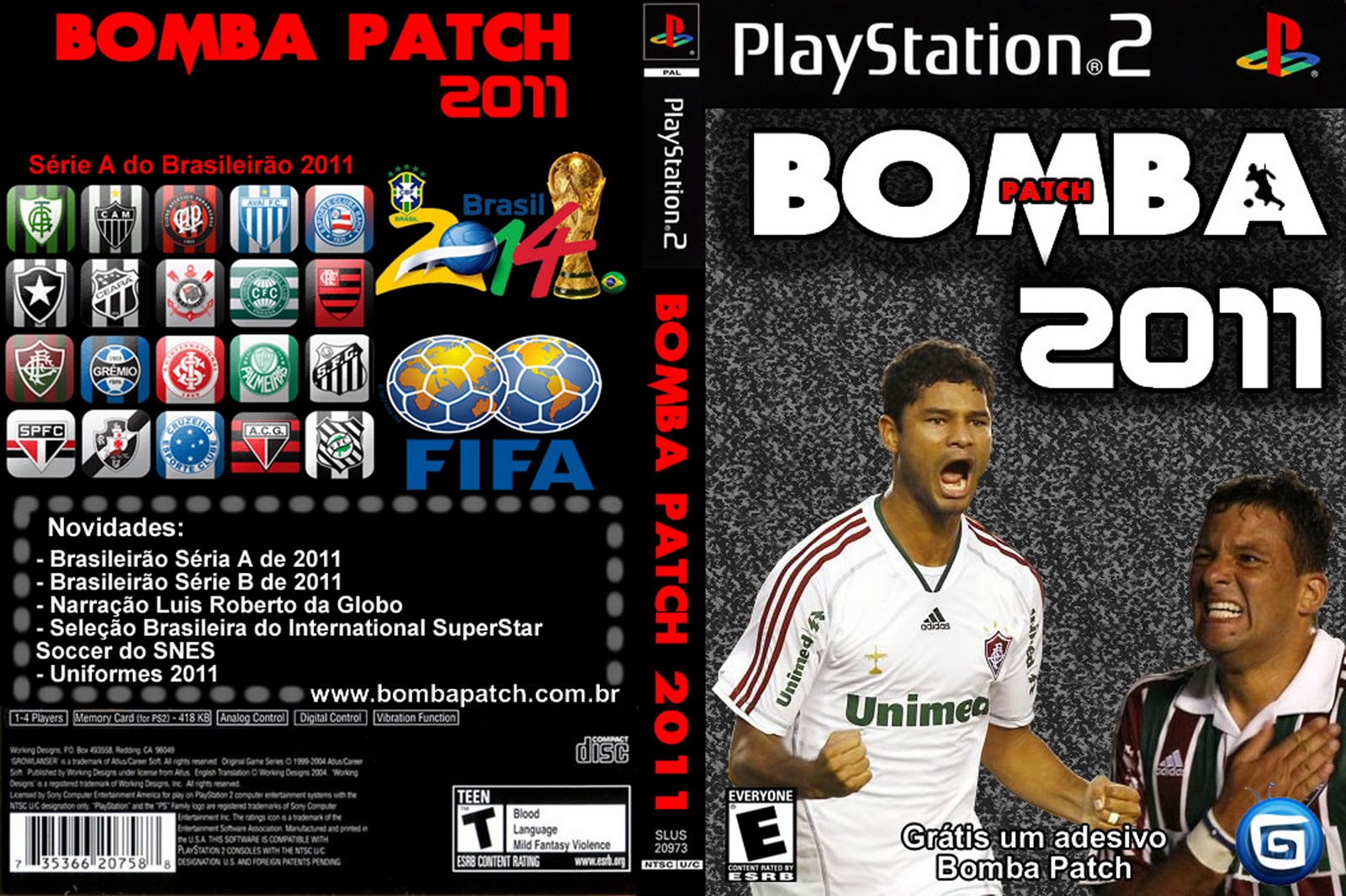 BAIXANDO CAPAS: BOMBA PATCH 2011 SÉRIA A BRASILEIRÃO