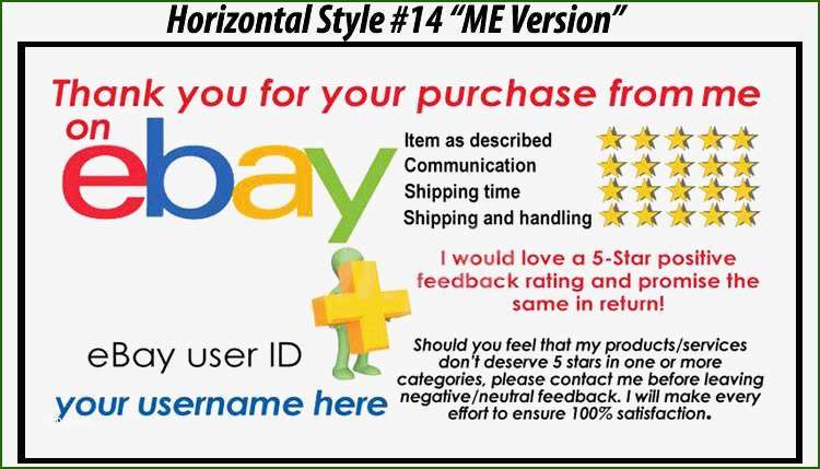 Ebay Thank You Letter Template ~ Resume Letter