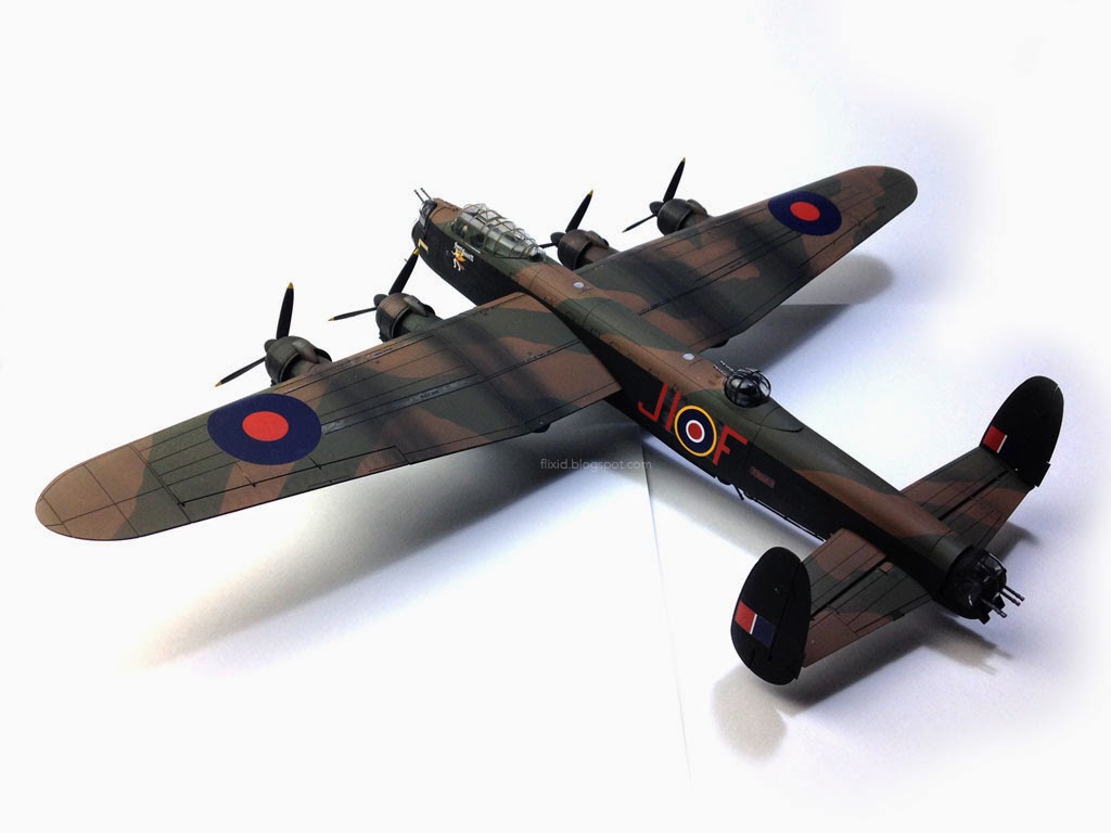 Flixid's Miniatures: 1/72 Airfix Avro Lancaster B.II - Completed