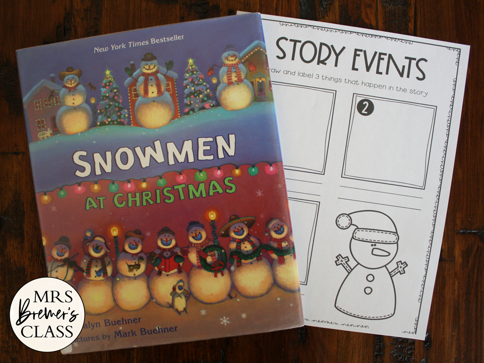 Snowmen at Christmas | Book Activities and Craftivity | Mrs. Bremer's Class
