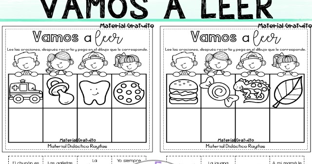 Cuaderno Vamos a Leer | Materiales Educativos para Maestras