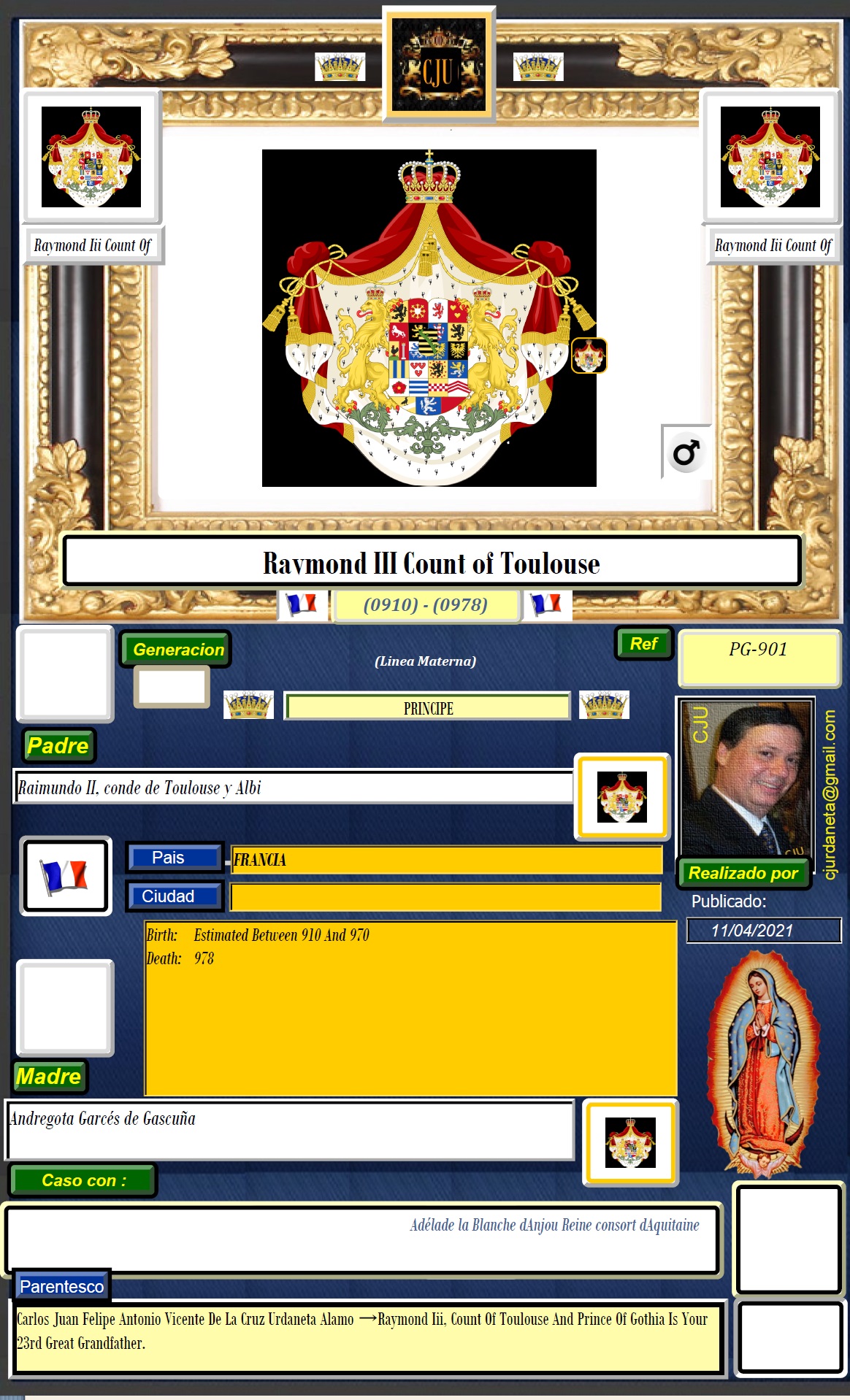 FAMILIA #URDANETA Y SUS PARIENTES #GENEALOGIA #GENEALOGY: Raymond III ...