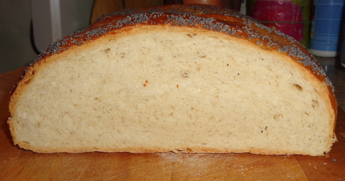 Smaki Czarka & Mariolki: Chleb pszenny z makiem.