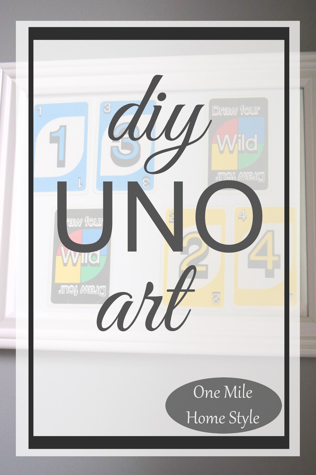 DIY UNO Card Game Art