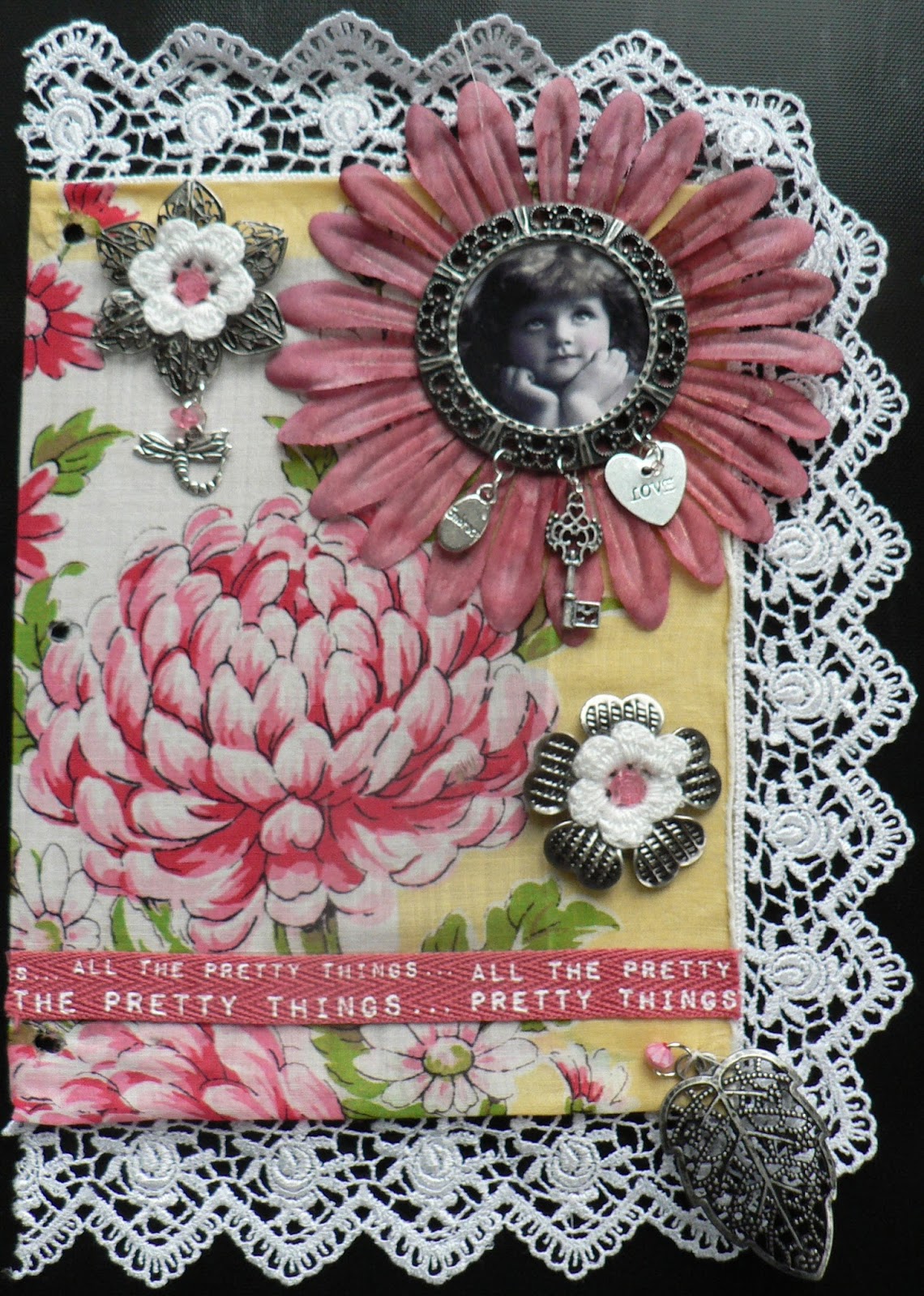 Creative Expressions: Gloria's Round Robin Journal Page