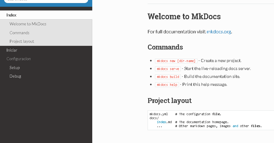 Introducción a MkDocs ~ Tecnotags