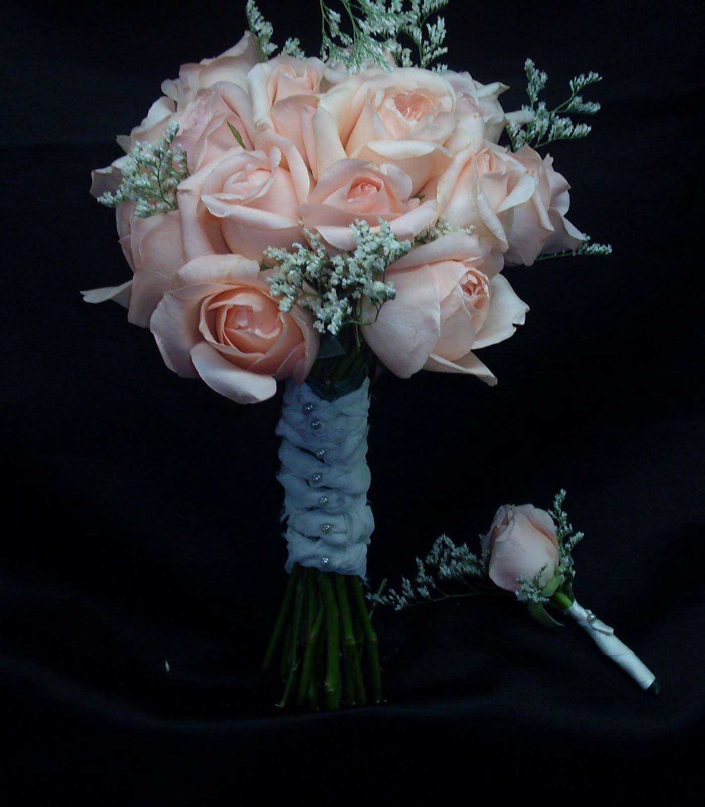 RAMOS DE NOVIA FLORIPONDIO: RAMOS DE NOVIAS CON ROSAS ROSADAS