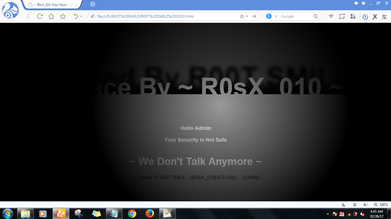 Kumpulan Script Deface Terkeren & Terbaik - Blog Fakhri