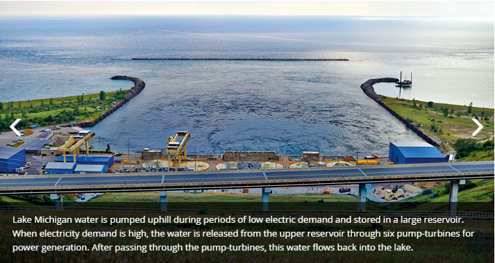 Towns and Nature: Ludington, MI: Pumped Water Storage