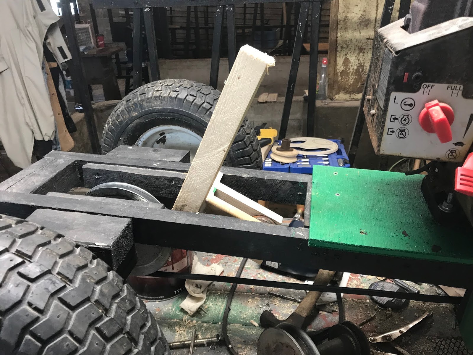 Wooden Garden Tractor Update - Second Attempt at the Drive Train ...