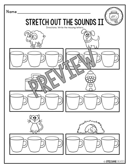 Emily Jane Creates: DECEMBER NO PREP KINDERGARTEN PACKET-OVER 100 PAGES!