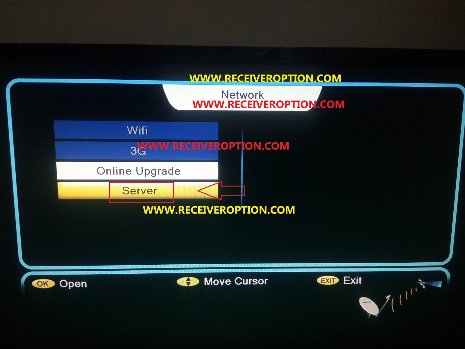 PREMAX P1000 HD RECEIVER CCCAM OPTION - How To Enter Biss key Power vu ...