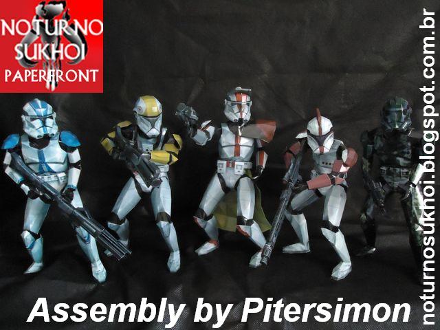 Noturno Sukhoi: Star Wars Commander Deviss_Papercraft.