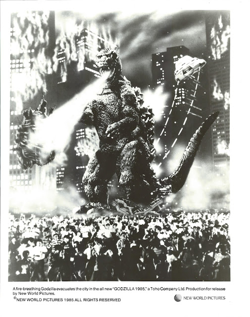 the sphinx: Godzilla 1985 Press Kit - Part 3, Stills (New World Pictures)