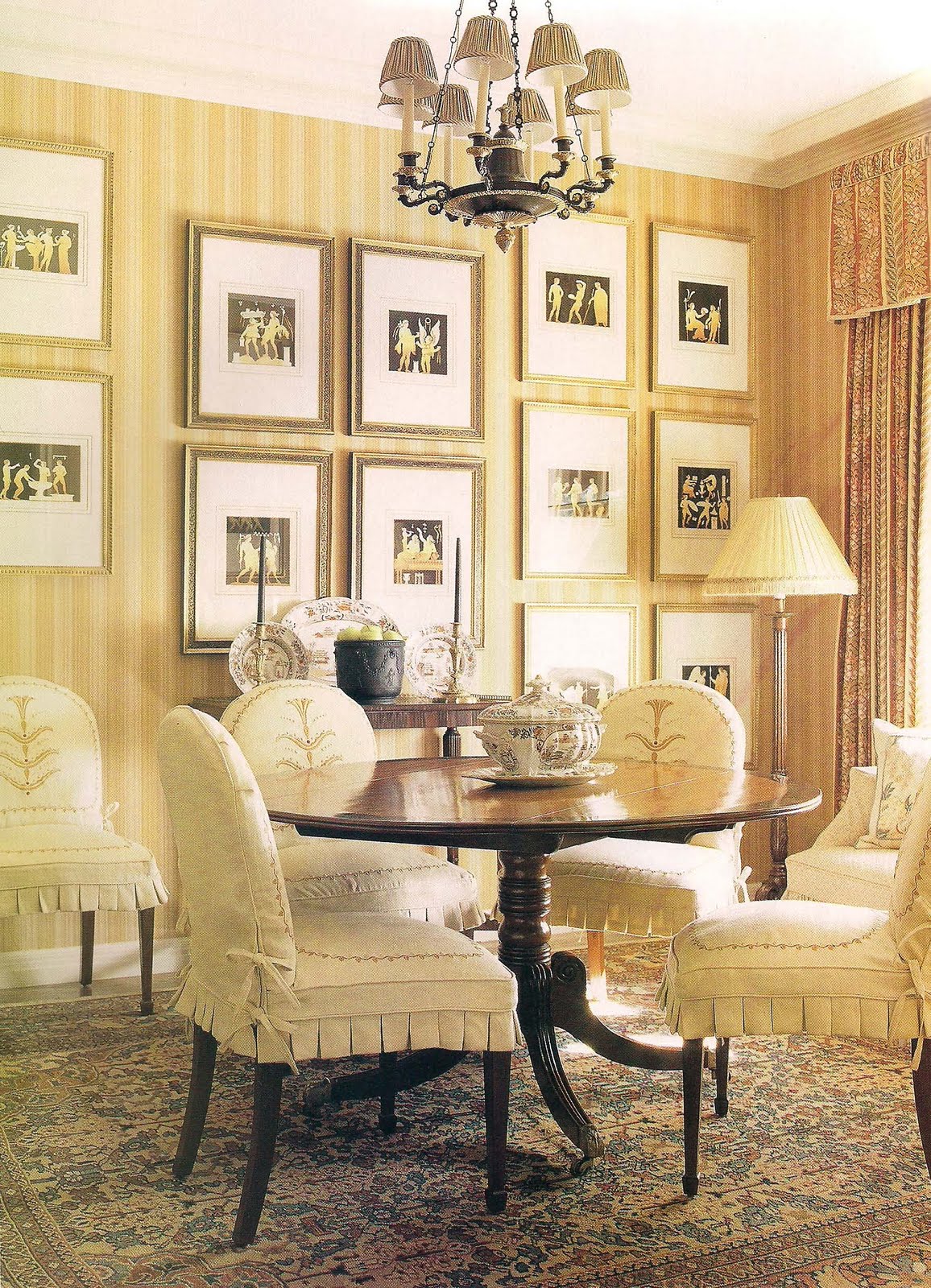 The Devoted Classicist: Slipcovers for Luncheon Chairs