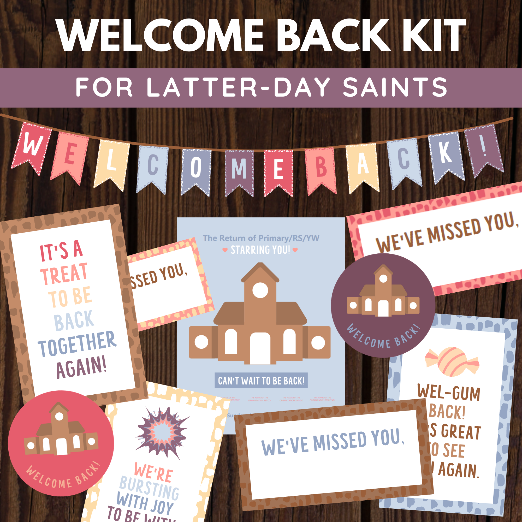 Printspiration: Welcome Back to Church Kit! Printables & Ideas