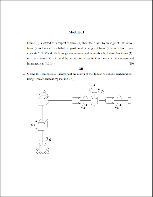 Kerala University B Tech Robotics & Industrial AutoMation ( A ) 2016 ...