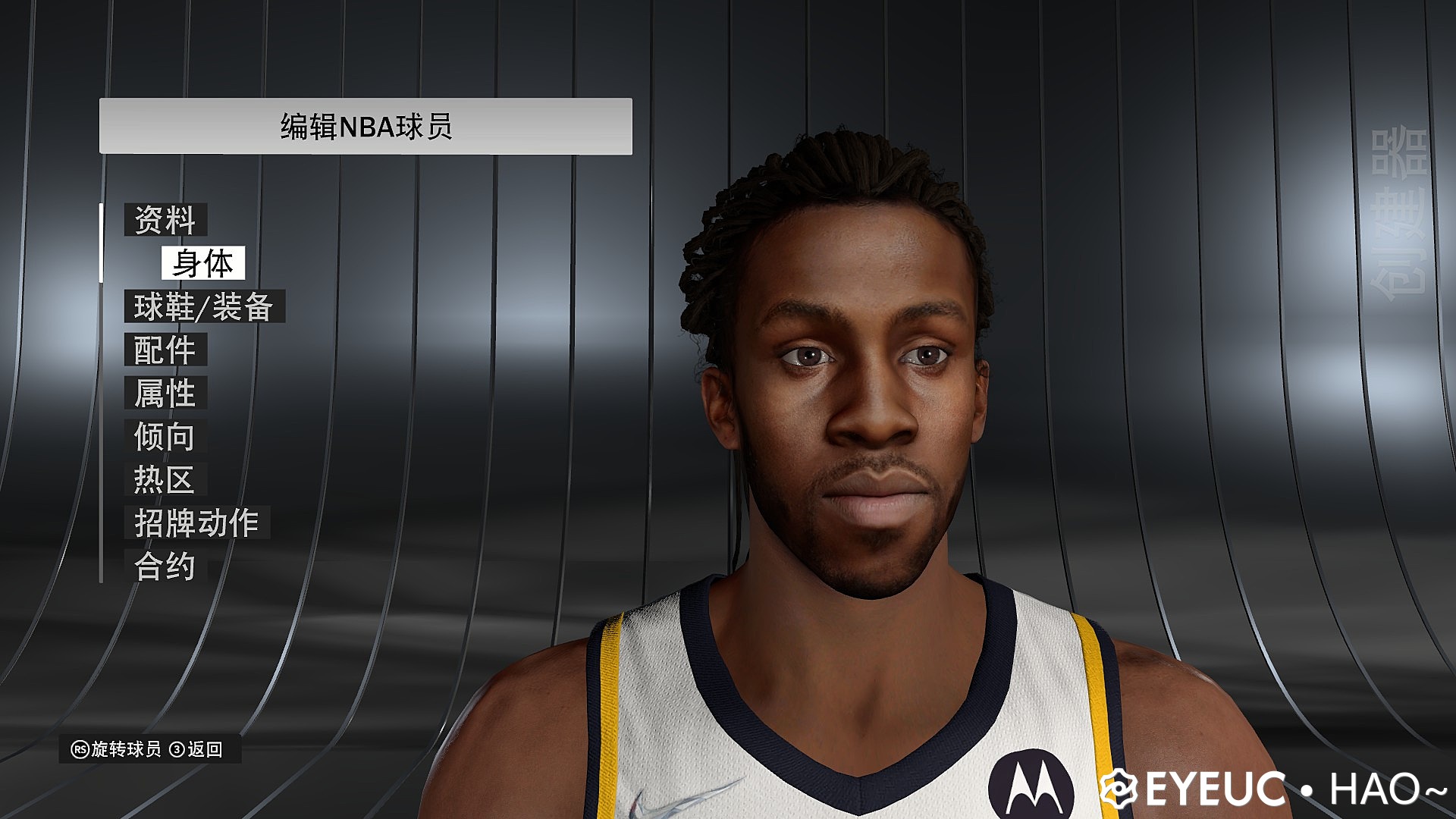 NBA 2K22 Isaiah Jackson Cyberface and Body Model by HAO - Shuajota: NBA ...